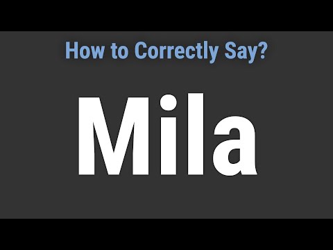 How to Pronounce Name Mila (Correctly!)
