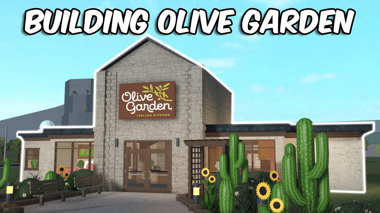 BUILDING AN OLIVE GARDEN IN BLOXBURG