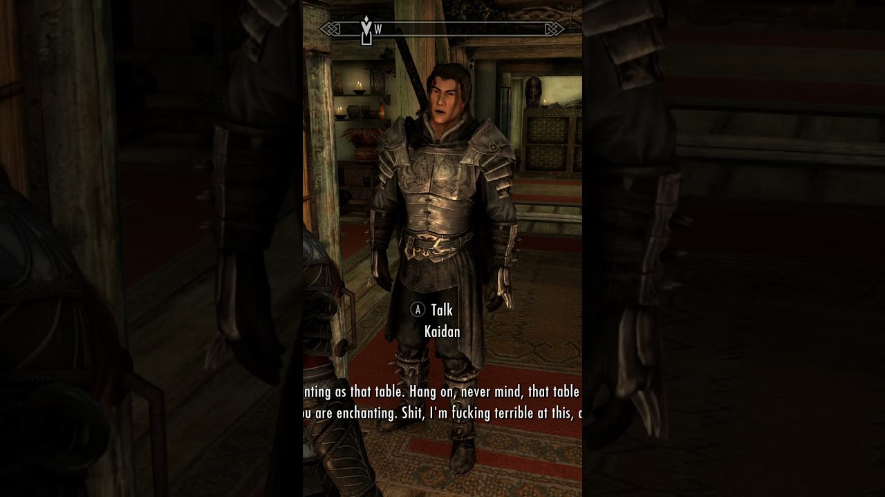 SKYRIM | I’m WhAT now Kaidan?!? 🔥 #Shorts