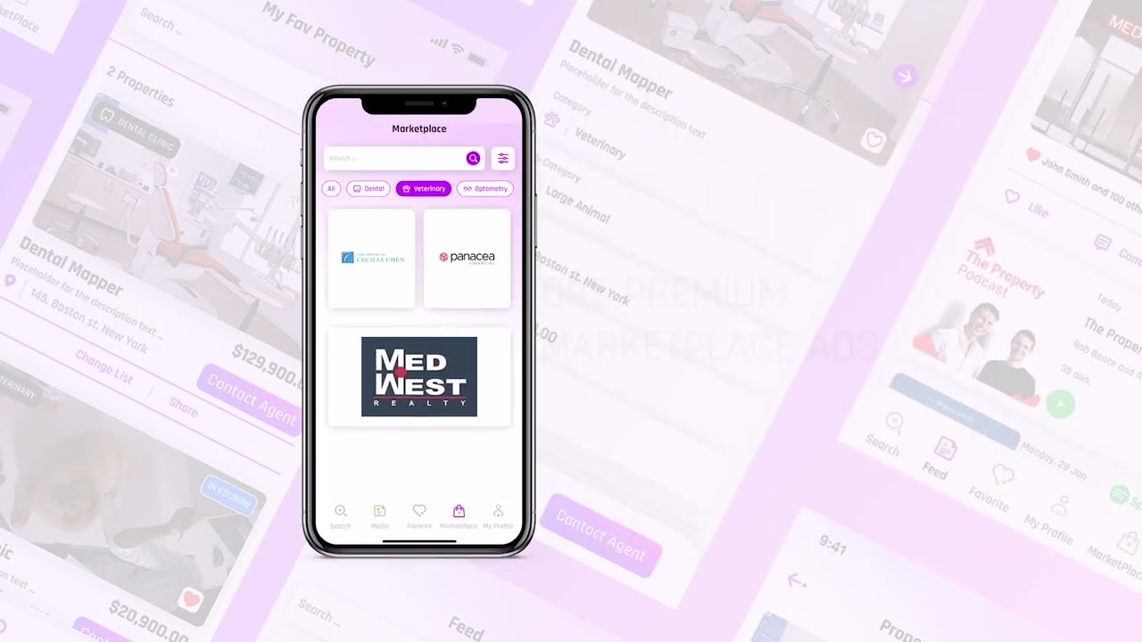 Meet PracticeFinder. The world's first practice listings & marketplace app! 🦷👁️🐾🥼🏥