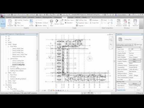 Revit MEP 2013 Tutorial | View Templates