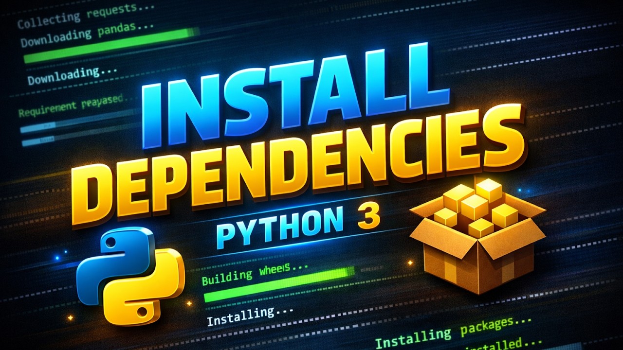 How to Install Dependencies in Python 3 (2026)