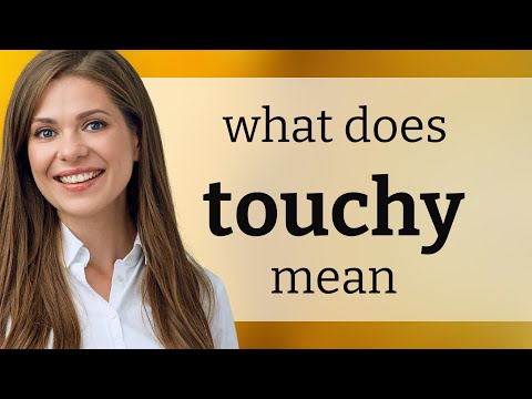 Touchy • meaning of TOUCHY