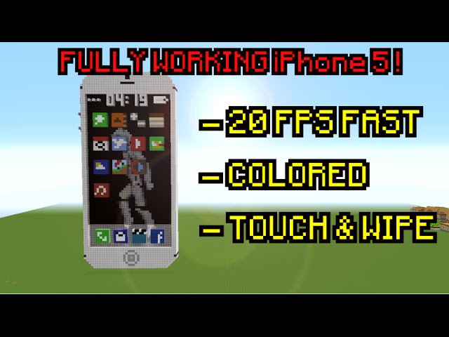 full functional Iphone 5 s ! ( Touch/wipe function/20 FPS/colored ...