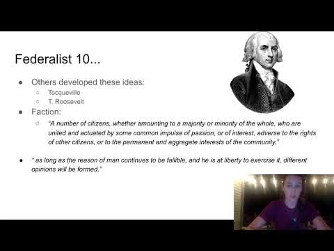 Republic, Democracy, Federalist 10 and Factions