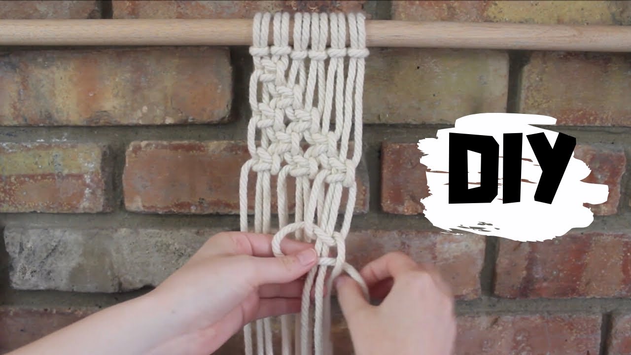 Macrame Geometric Tutorial: Angled Triangles
