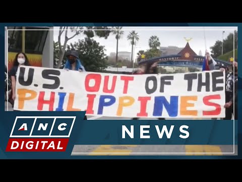 Filipino-American activists protest expanded U.S. Access to PH military bases | ANC