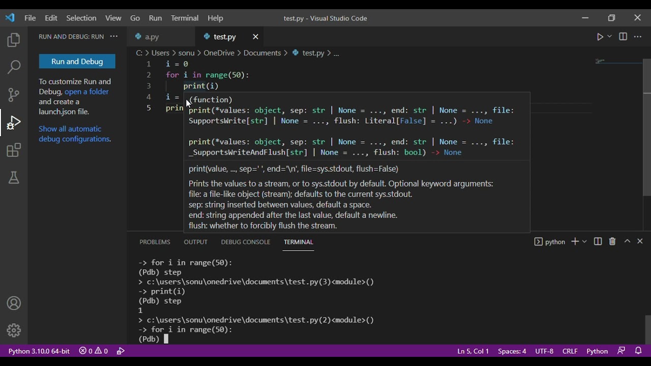 debug your python code step by step | How to debug python code|Python debugging library