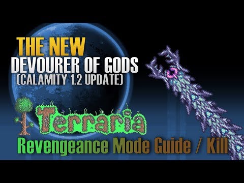 Outdated Devourer of Gods Guide / Kill (Calamity Mod 1.2 update Revengeance mode)