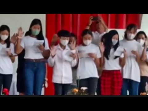 Patria National High School held an Induction Program