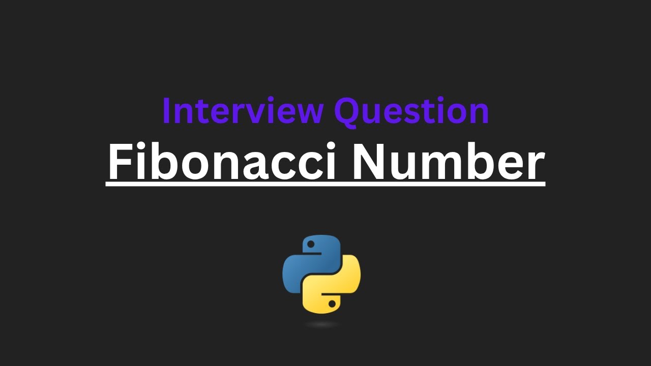 Fibonacci Number - Leetcode 509 - Python