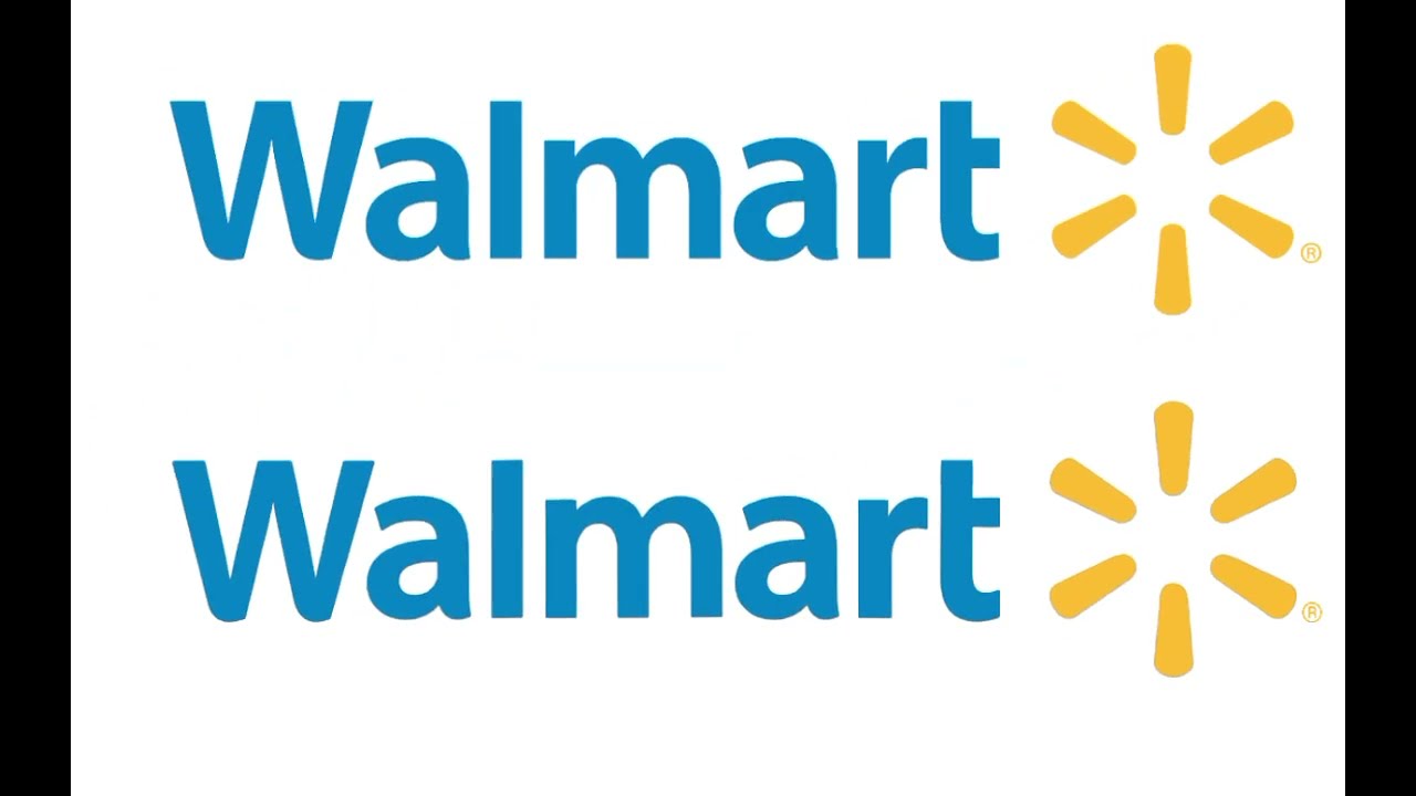 Trace the Walmart logo