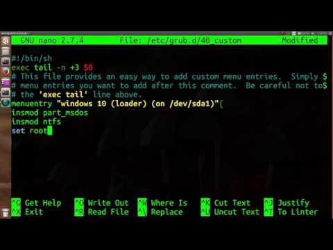 Adding Windows to Ubuntu boot loader || Recover windows after ubuntu installation