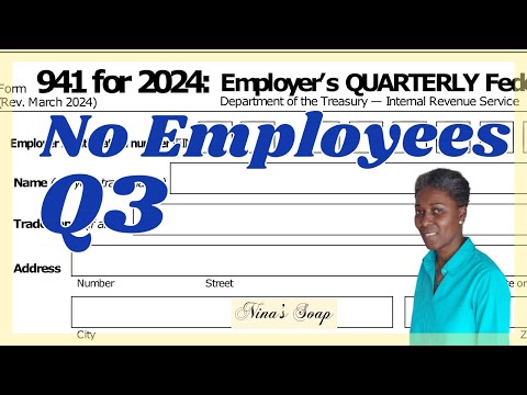 34 How do I file 941 if no wages for 2024 Q3