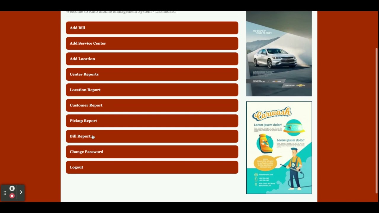 Auto Mobile Store Management System | Java JSP Servlet Project Tutorial | Java JSP CRUD Project