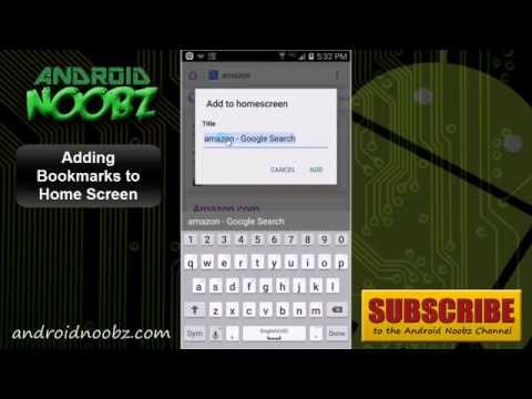 How to Put Websites on Home Screen Android with Bookmarks