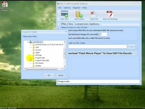 How To Use PNG To SWF Converter Software