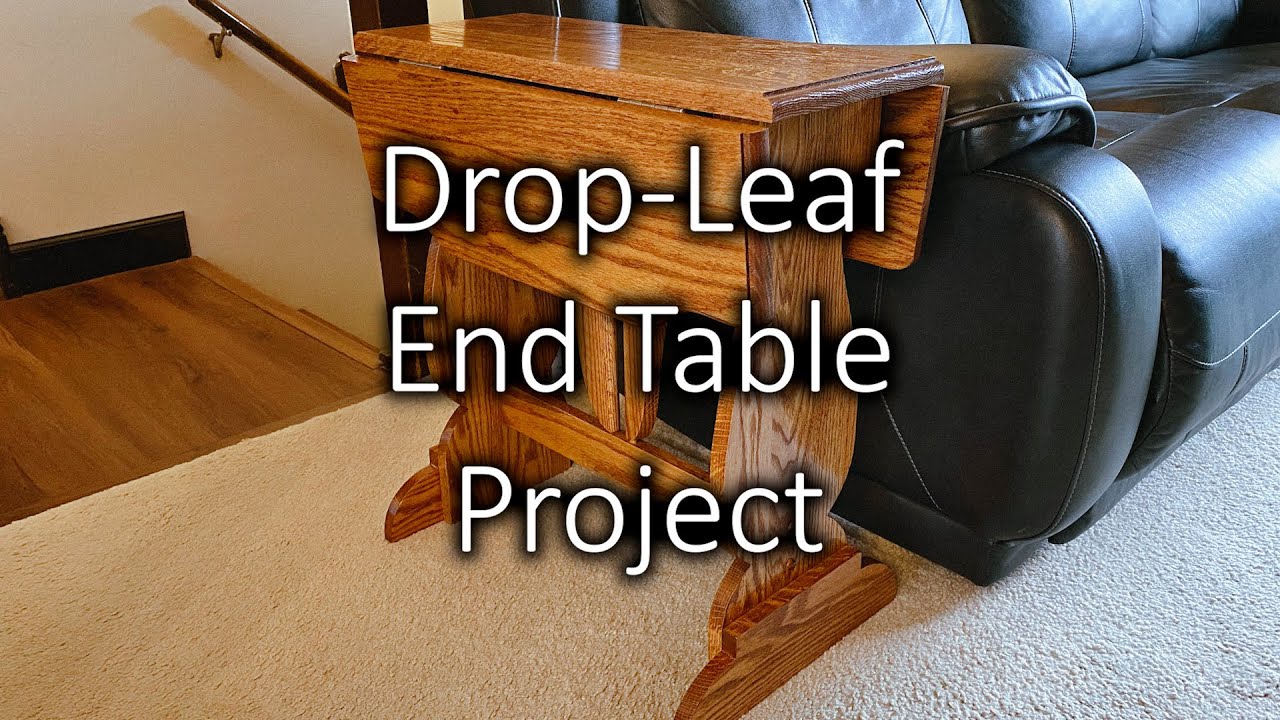 Drop Leaf End Table - Complete Project Tutorial