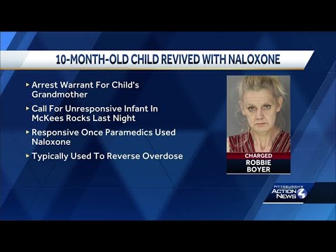 Arrest warrant issued for grandmother after 10-month-old is revived with naloxone