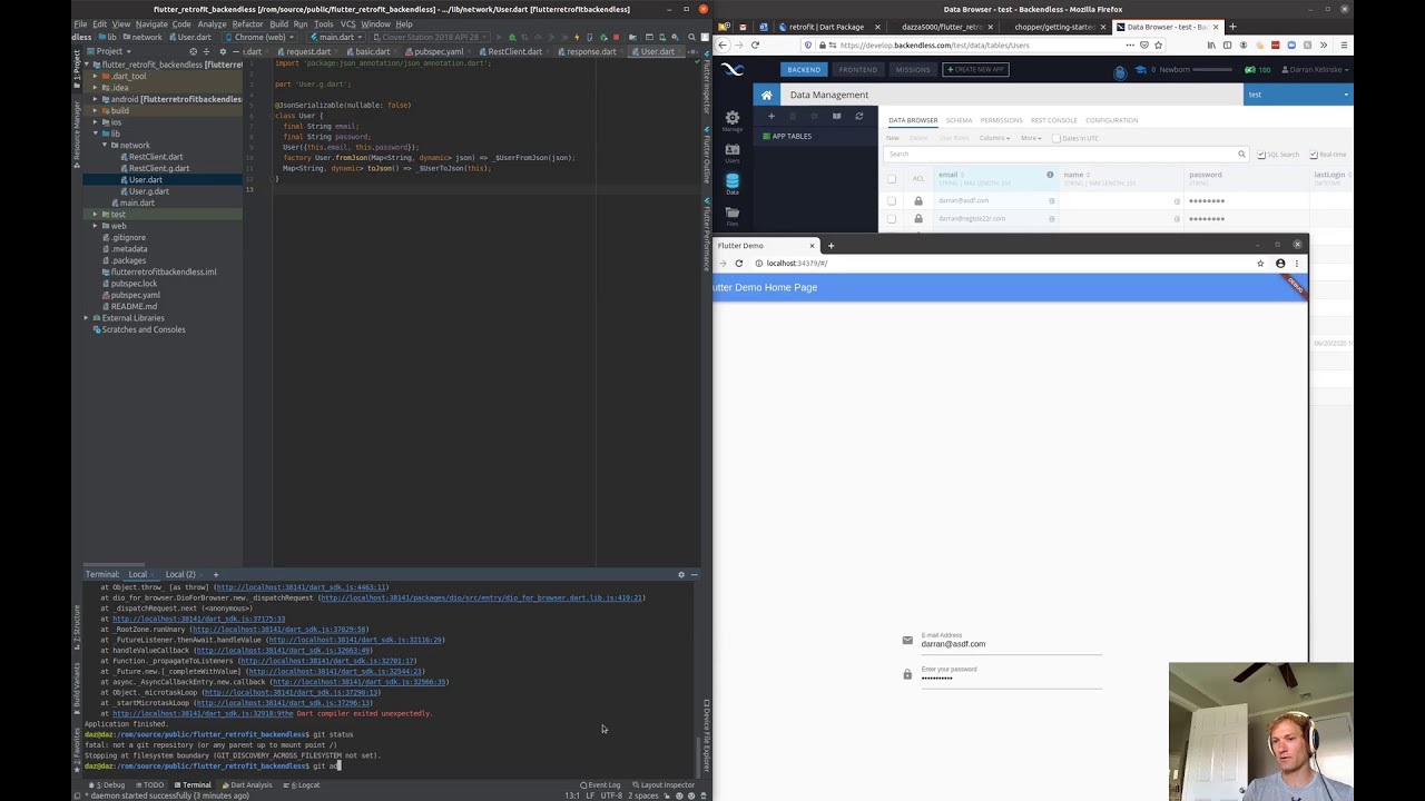 Using Retrofit for Flutter with Backendless