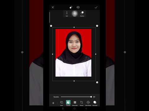 cara edit foto menjadi berjilbab di picsart #pasfoto #jasaeditfoto