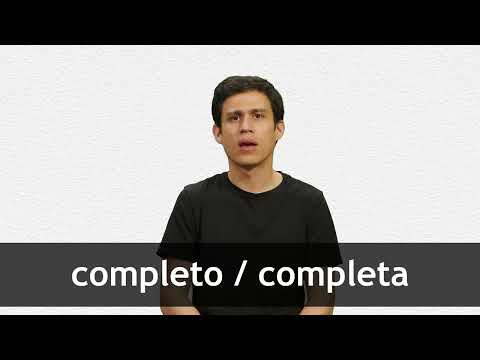 English Translation of “COMPLETA” | Collins Spanish-English Dictionary