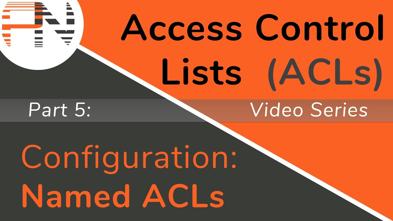 Named ACL Configuration Demonstration -- Access Control Lists (ACLs) -- Part 5 of 8