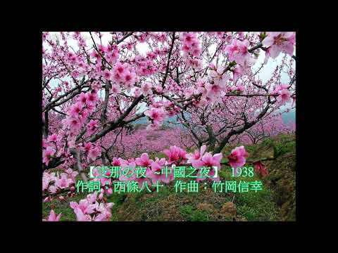 【台灣最暢銷歌曲】♪ 中國之夜~40年代的暢銷 ♪ 流行歌曲 ~ (原曲~ 支那の夜 1938)