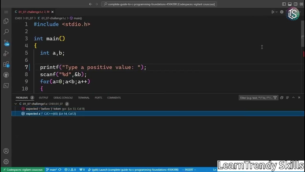 🐛 Solution: How to Find and Fix Bugs in Your C Code! ✅
