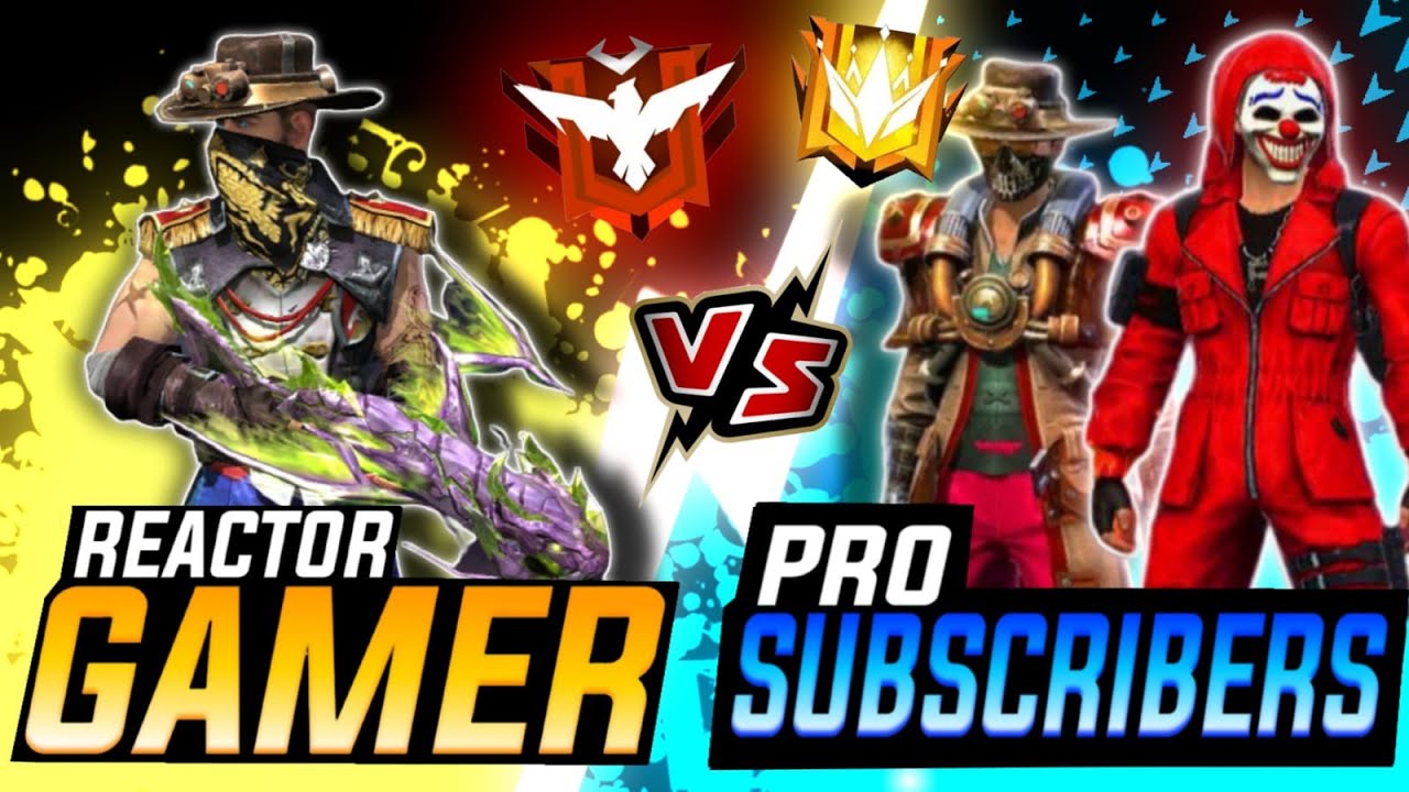 Free Fire live Stream | Custom Versus | Free Fire Max | REACTOR GAMING