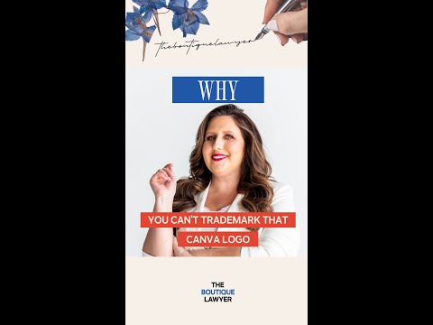 Why You Can't Trademark That Canva Logo