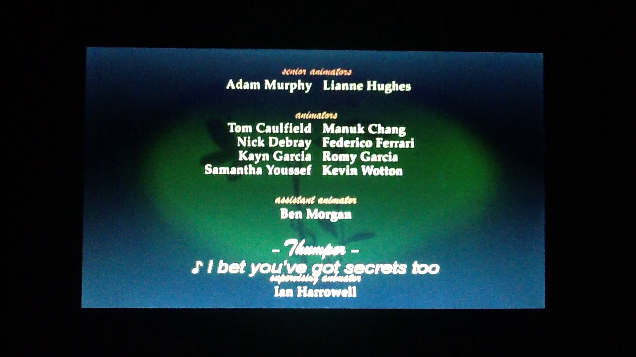 BAMBI II(2006) UK END CREDITS