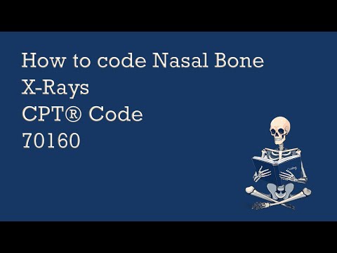 Diagnostic Radiology CPT Code 70160 Nasal Bones
