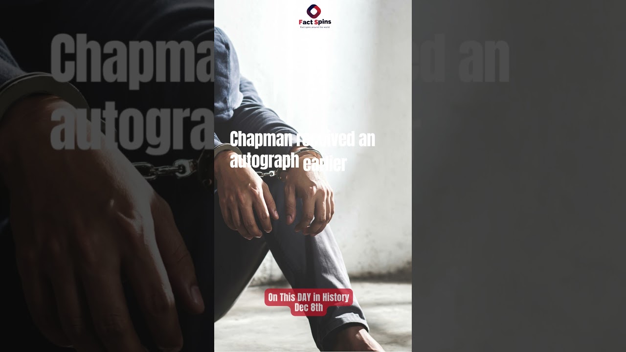 John Lennon fatally shot by fan | On This Day - Dec 8th 1980 | #historyfacts | FactSpins