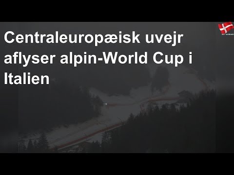 Centraleuropæisk uvejr aflyser alpin-World Cup i Italien