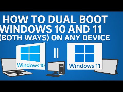 HOW TO DUAL BOOT WINDOWS 10 AND WINDOWS 11 25H2 (BOTH WAYS) ON ANY ...