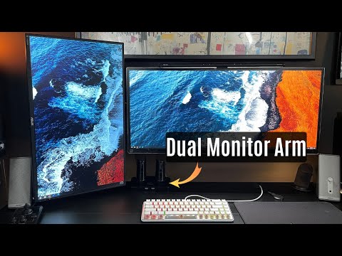 "The Incredible Upgrade - The Huanuo Dual Monitor Mount 2024 Version Review!"