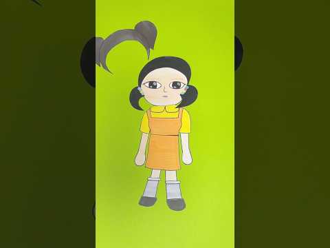 Paperdiyπ§ββοΈDecorate with Sticker Book πDress up Squid Game 2 #paperdiy #squidgame #diy