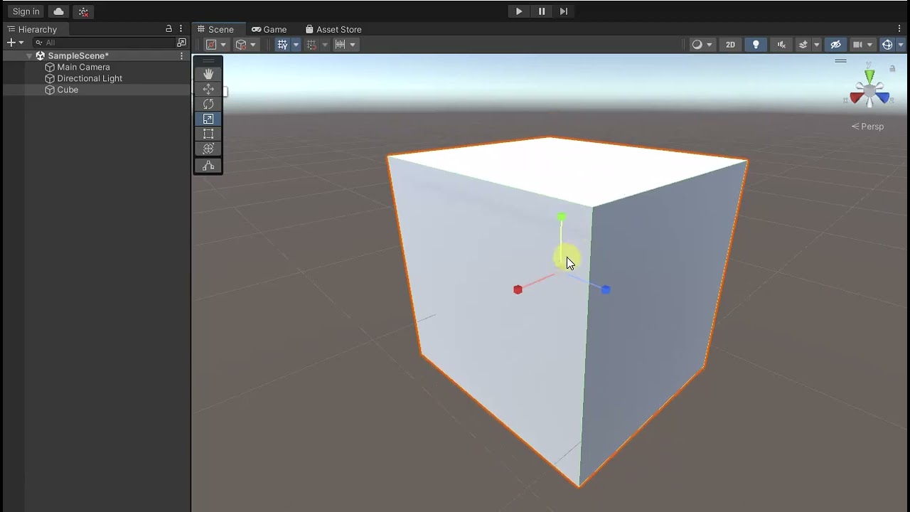 Unity - Scale tool