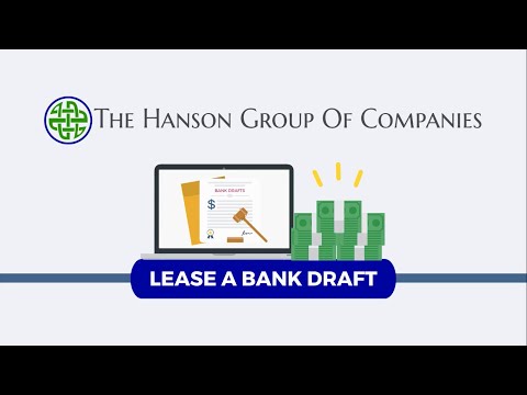 Leased Bank Draft (Cashier's check)