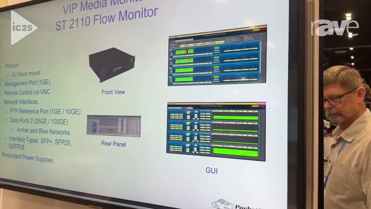 InfoComm 2025: PacketStorm Shows Packet Storm VIP Monitor for Media-Over-IP Monitoring at AIMS Booth