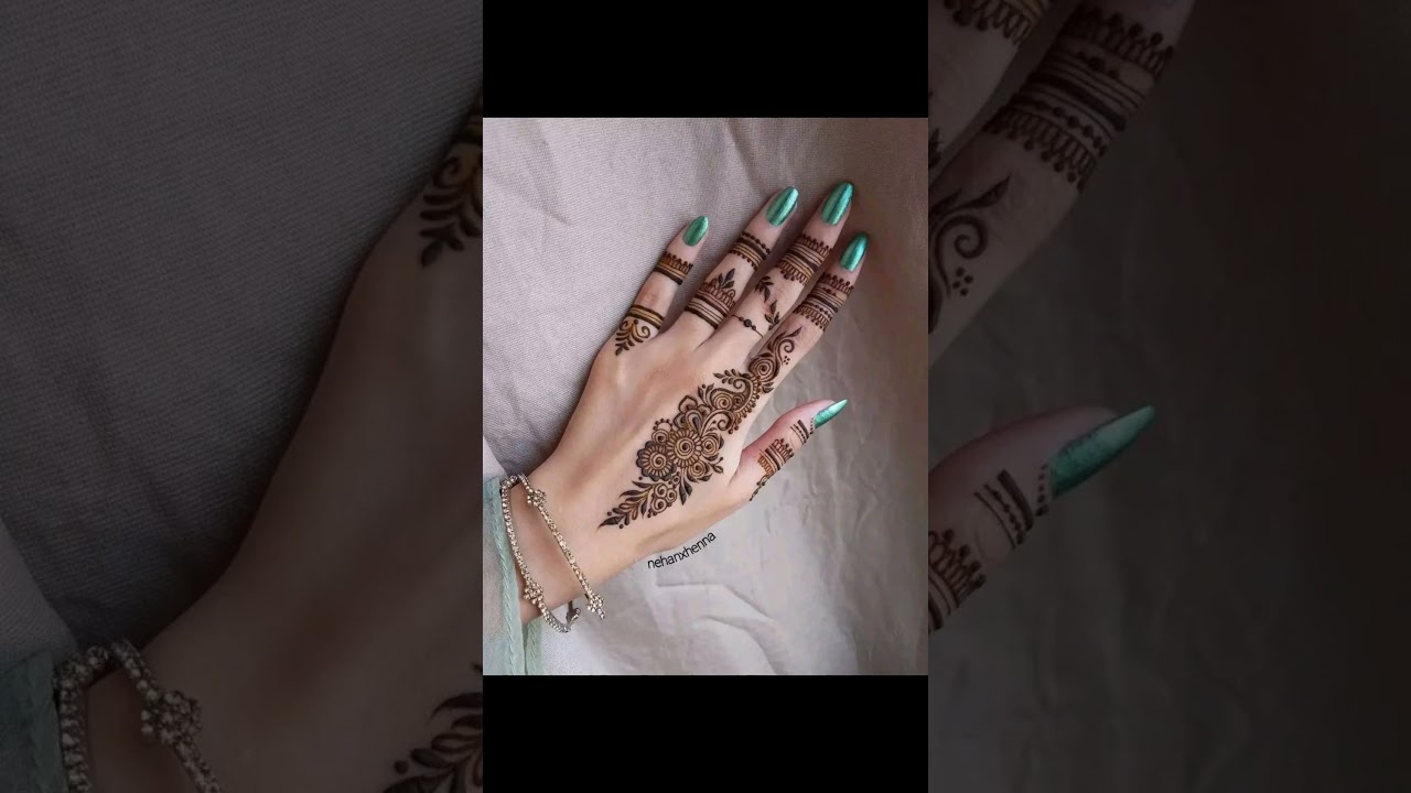 Easy Mehndi Design 2024| Eid Mehndi designs | bridal mehndi | mehandi | #kausarmehndiarts