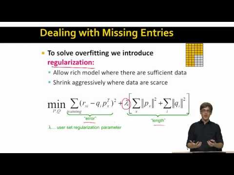 Lecture 56 — Finding the Latent Factors | Stanford University
