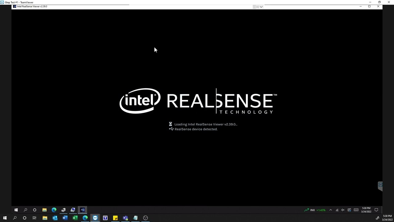 Using Device Manager and RealSense to verify a Camera Connection