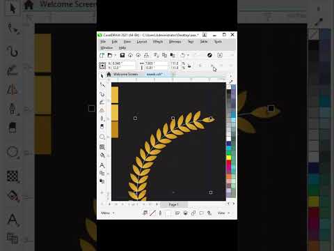 Gold text tips for graphic designers | How to create gold effect in Coreldraw | MICRO DESIGN