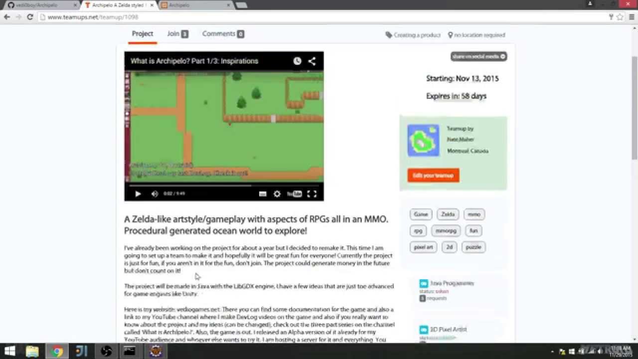 Archipelo DevLog #25: Gwt Networking & GitHub (2D Java LibGDX MMORPG)