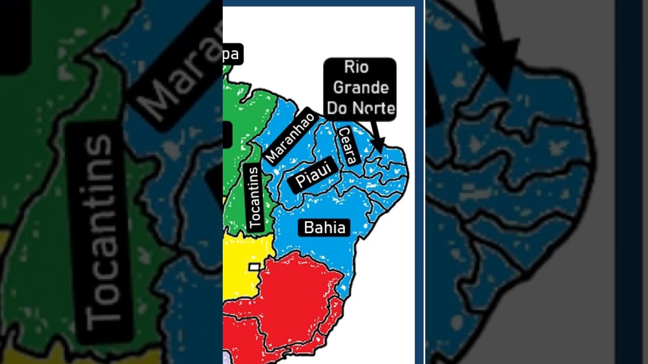 Part -2 | Brazil Map | States Quick Revision