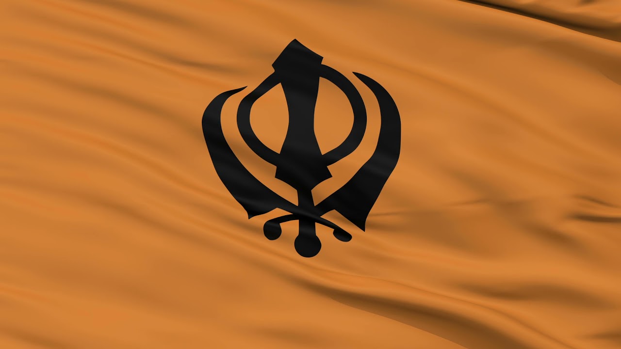 Khalistan Religious Flag Animation | 4k | Flags of the World