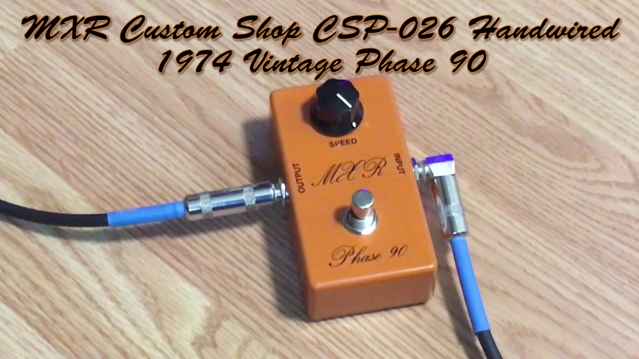 MXR CSP101SL Script Phase 90 With LED гитарный эффект phaser купить в Москве в интернет-магазине ...