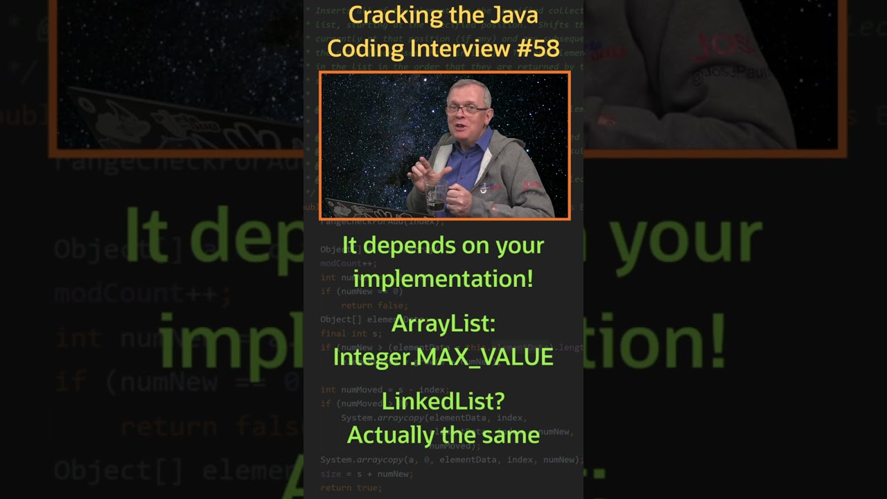 How many objects can you put in a Collection? - Cracking the Java Coding Interview